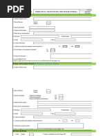 Formato de Solicitud de Servicio E1 | PDF