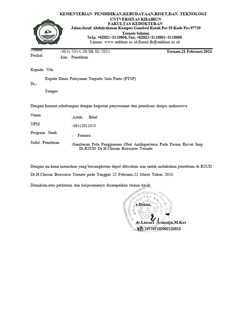 Izin Penelitian PTSP | PDF | Ilmu Sosial | Sains & Matematika