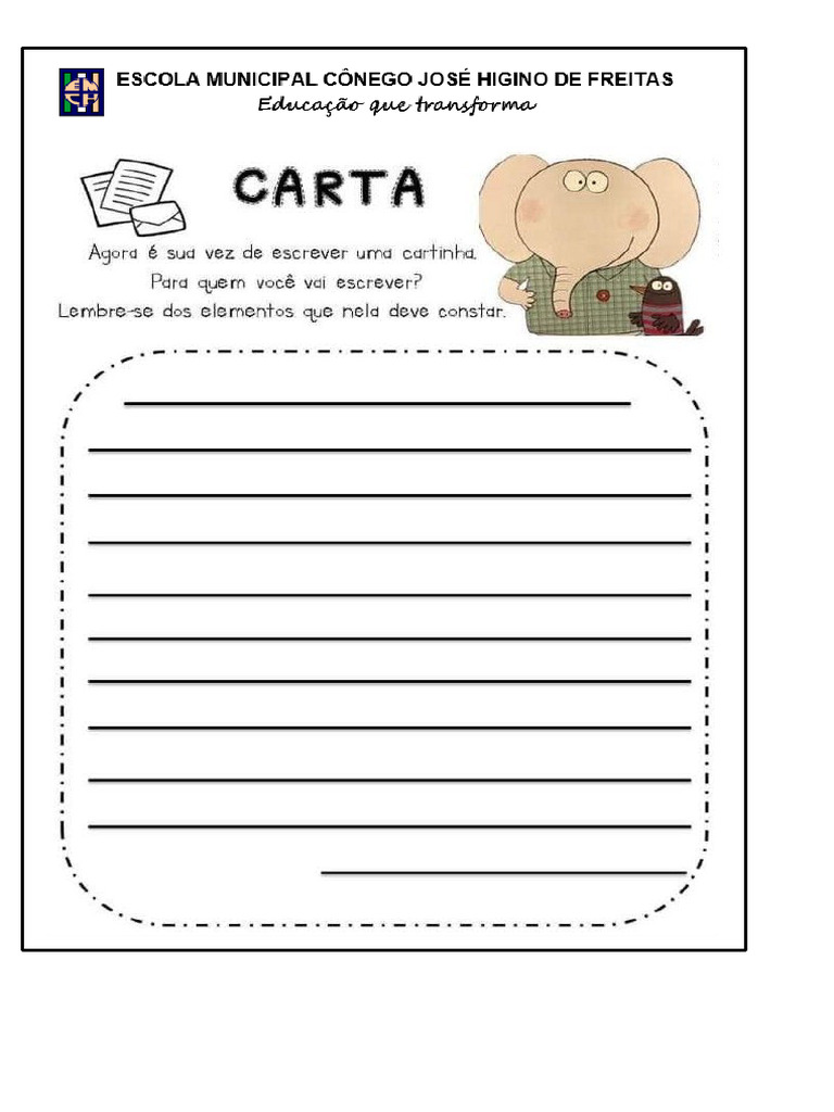 Produção de Texto Gênero Textual Carta | PDF