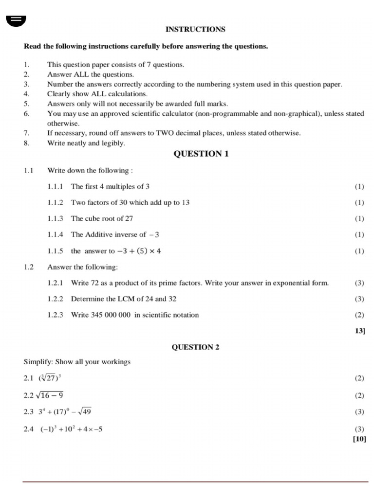 grade 8 assignment | PDF