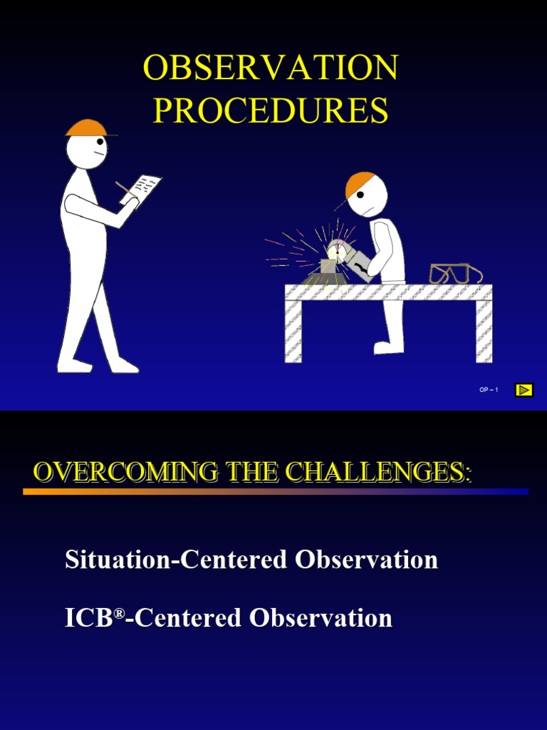 Behavial Based Safety Observation Training | PDF | Social Psychology | Behavioural Sciences