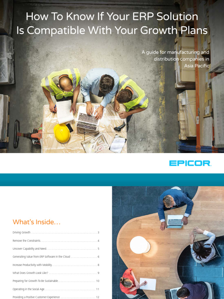 Epicor Growth Plans | PDF | Cloud Computing | Enterprise Resource Planning