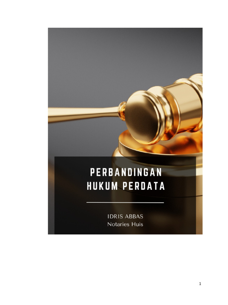 Perbandingan Hukum Perdata | PDF | Hukum