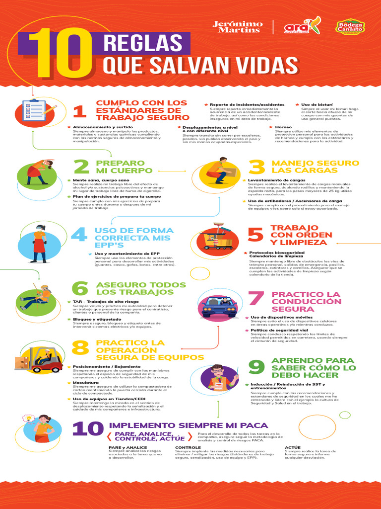 10 Reglas Que Salvan Vidas | PDF