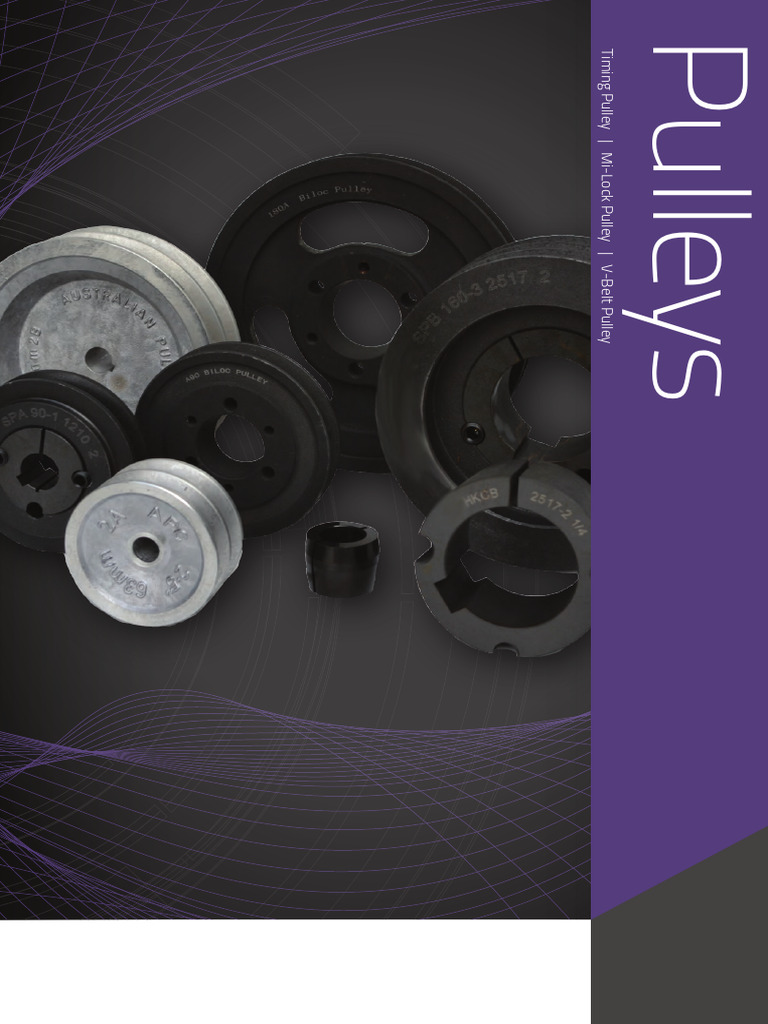 Catalog Pulley | PDF | Manufactured Goods