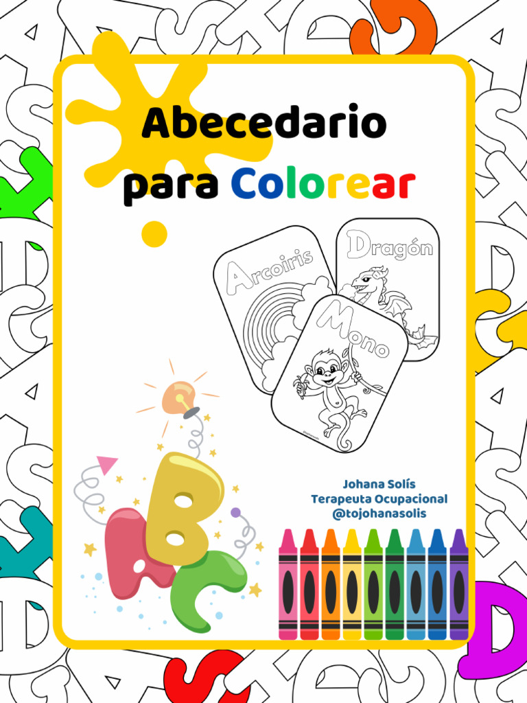 Abecedario para Colorear | PDF
