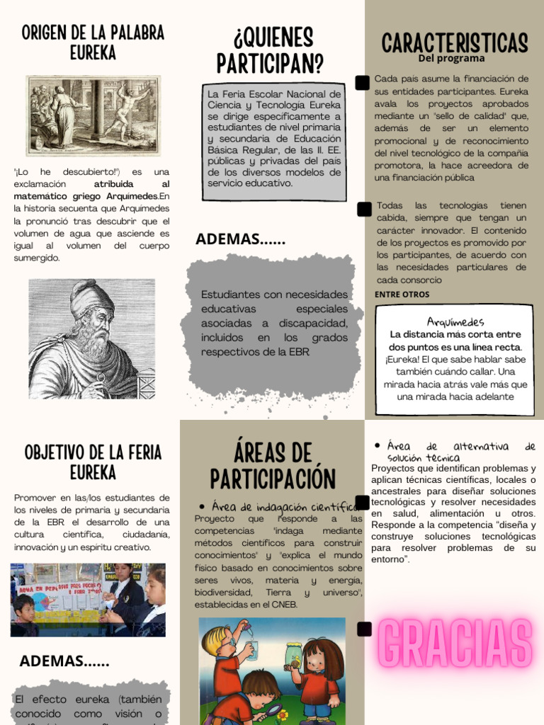Triptico Historia EUREKA | PDF | Science