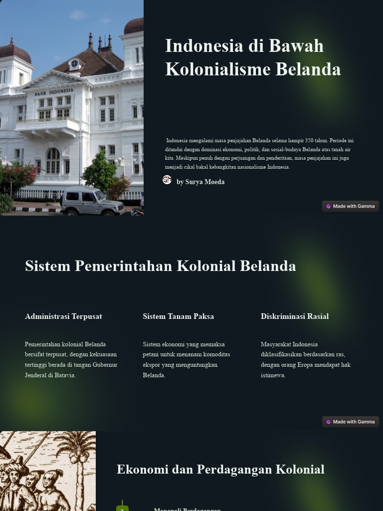 4. Indonesia Di Bawah Kolonialisme Belanda | PDF