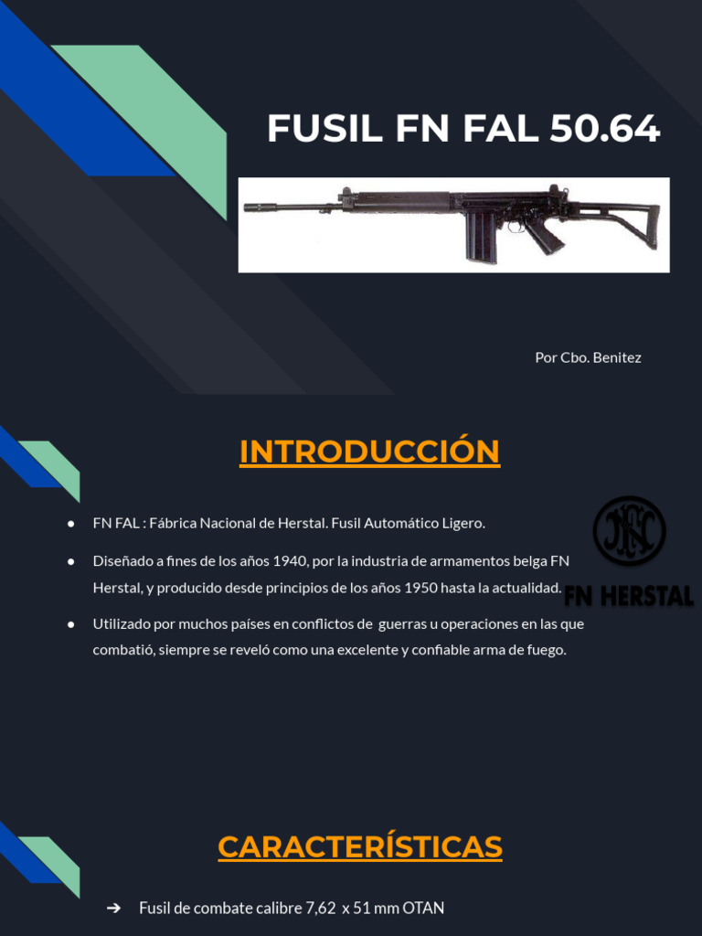 Fusil FAL PARA | PDF | Rifle | Armas de fuego