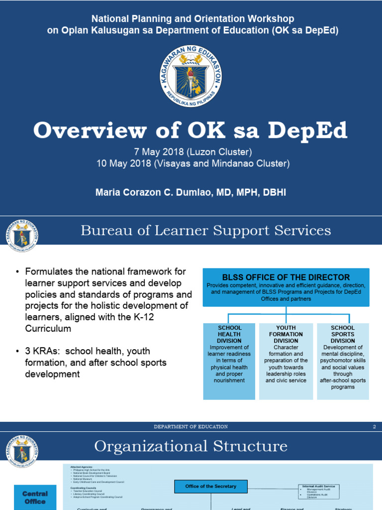 OK Sa DepEd Overview Old | PDF | Foods | Healthy Diet