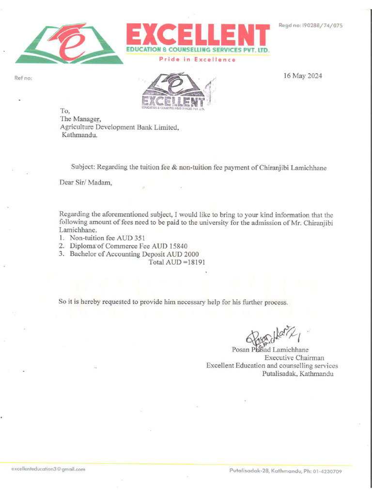 Request Letter Pdf