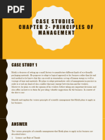 Case Studies - (Chapter 2) Principle of Management | PDF | Employment | Overtime