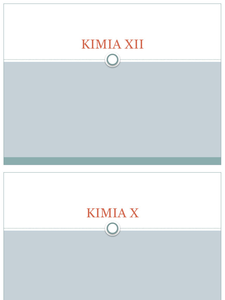 Kimia Xii | PDF