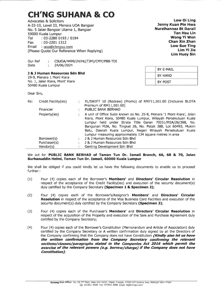 Letter To J&J | PDF