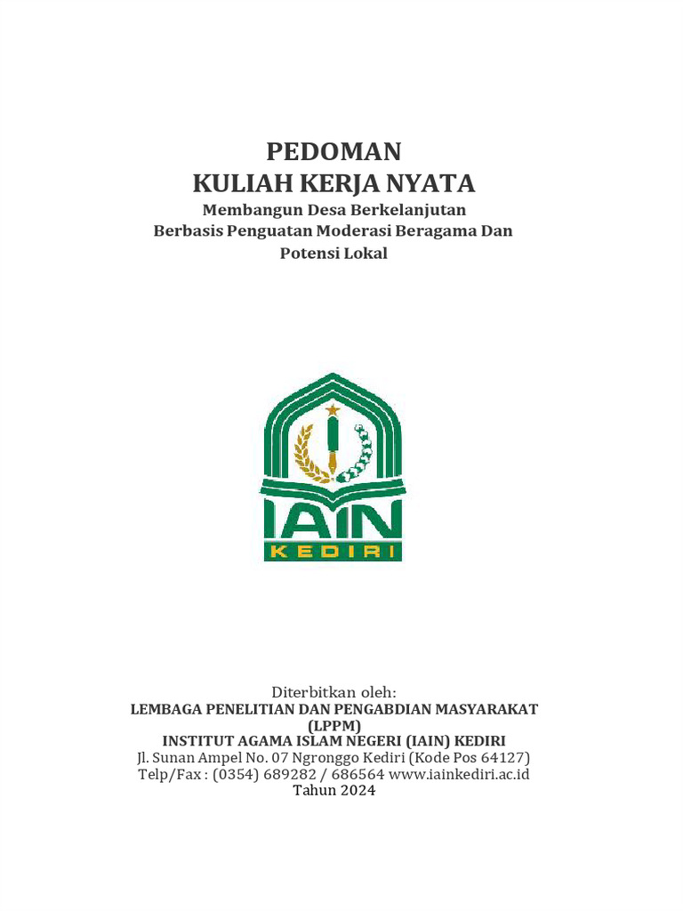 Pedoman KKN 2024 | PDF