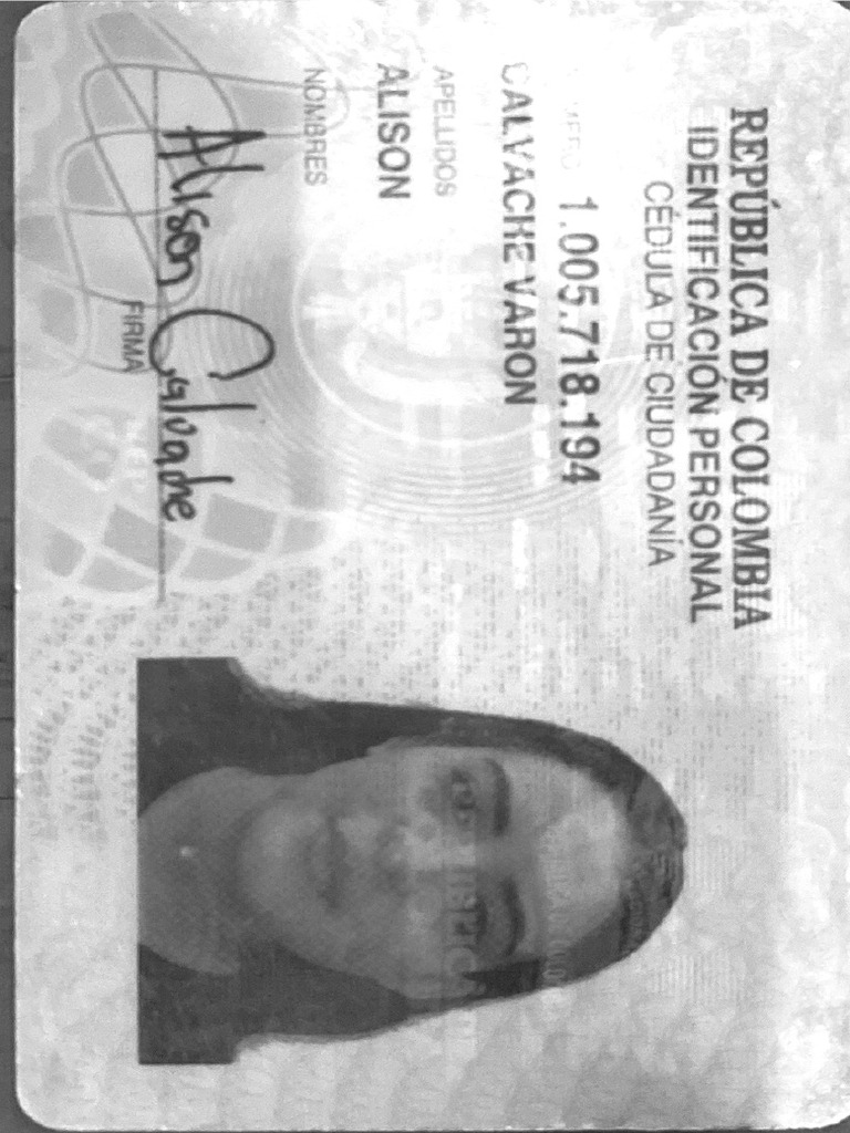 Documento Cédula Escaneada | PDF