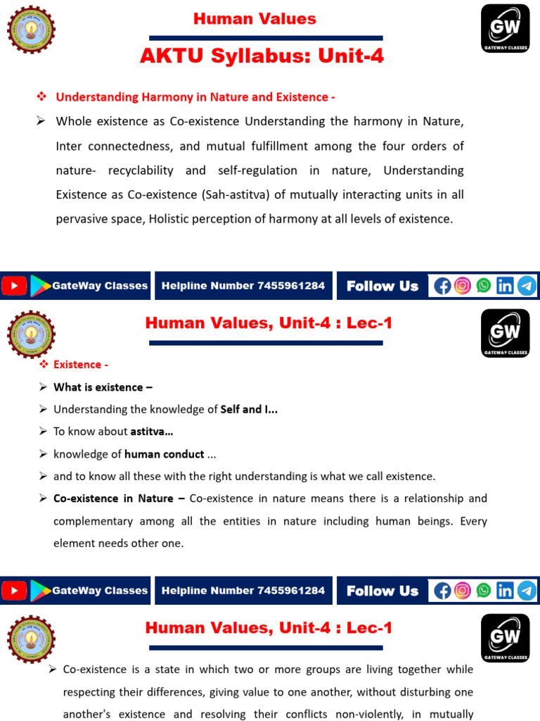 UHV U-4 Complete Notes | PDF | Soil | Nature