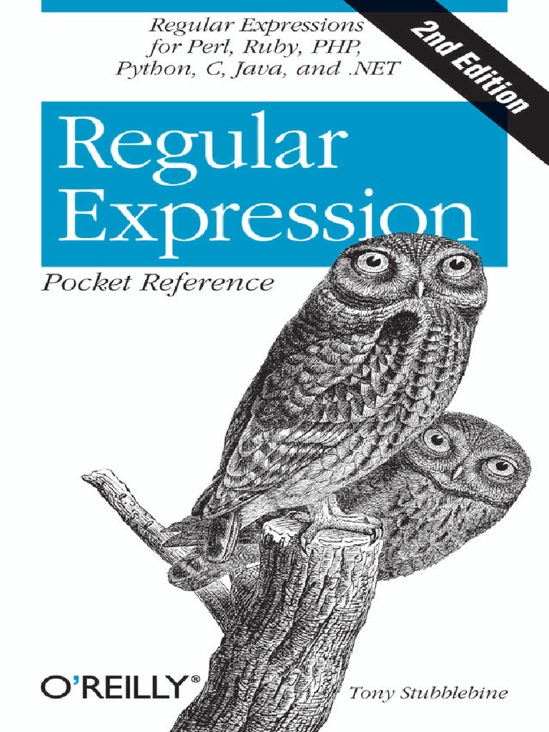 Regular Expression Pocket Reference - Regular Expressions For Perl, Ruby, PHP, Python, C, Java ...