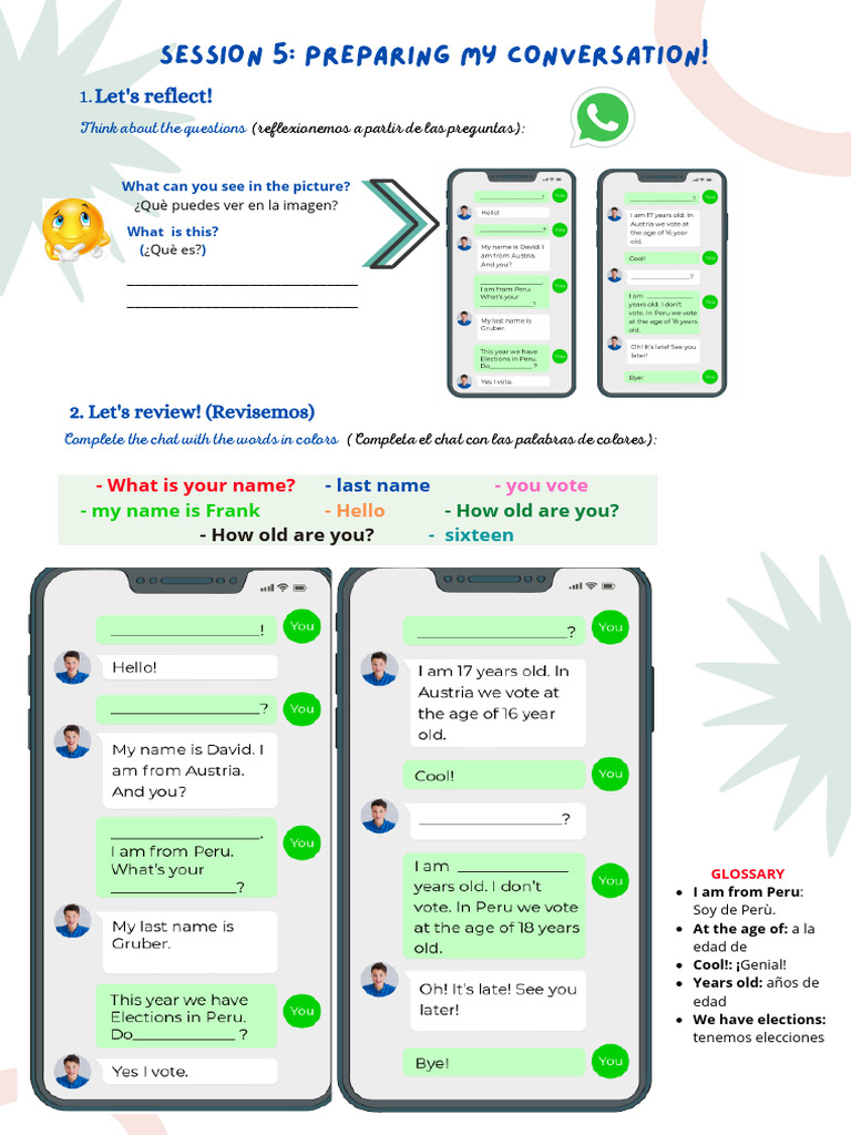 Session 5-Preparing My Conversation | PDF