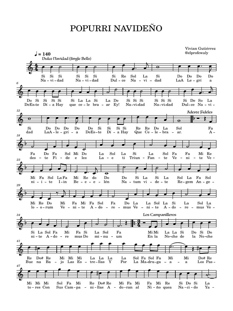 Popurri Navideño | PDF
