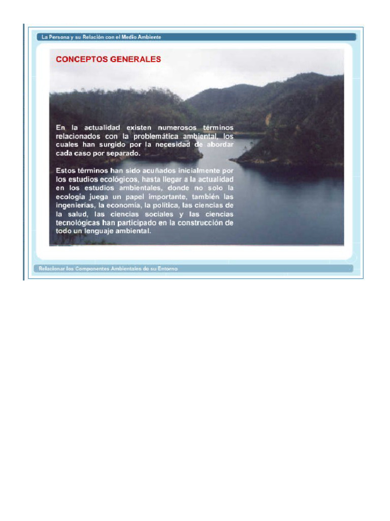 Componentes Del Ambiente | PDF