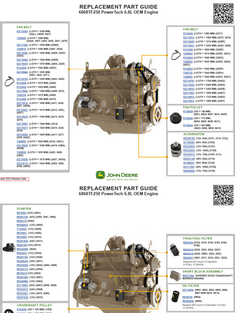 6068tf250 Powertech 6.8l Oem Engine | PDF | Rotating Machines | Vehicle ...