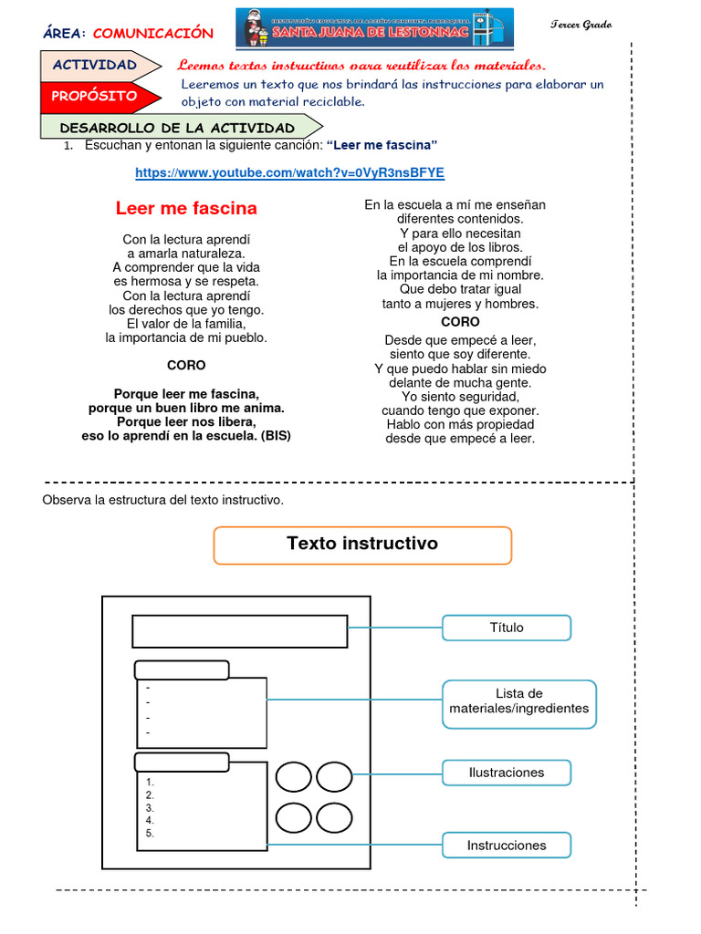 Textos Instructivos En Portugués Pdf Pdf Artes Del Lenguaje Y