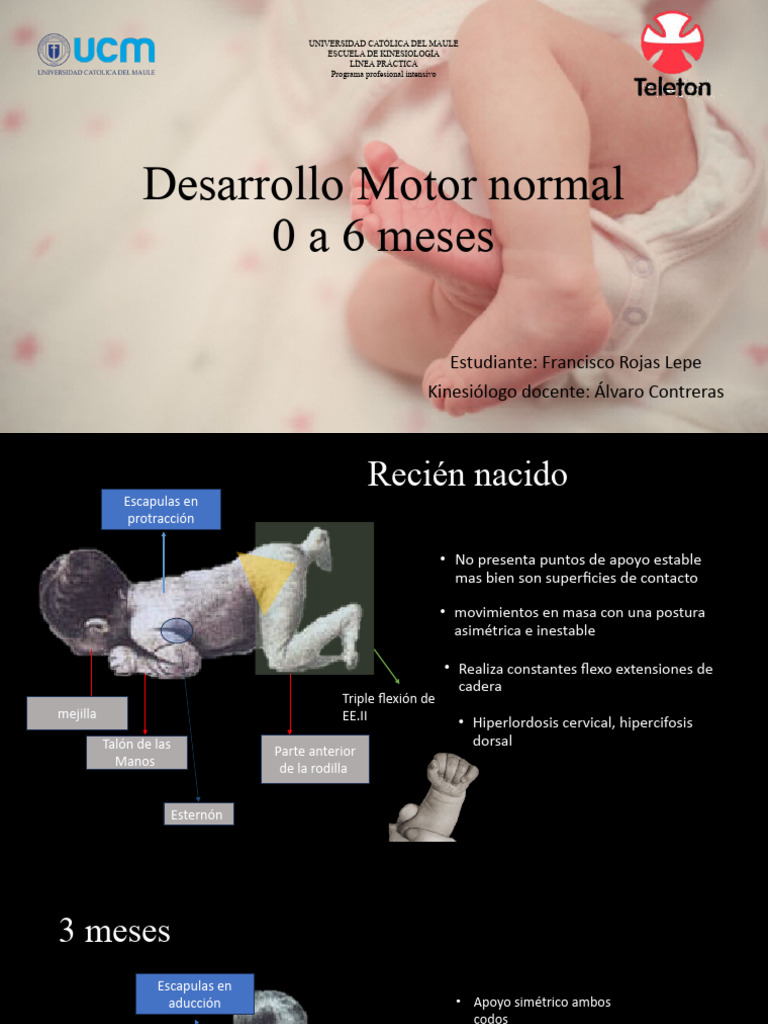 Desarrollo Motor Normal | PDF | Hombro | Rodilla
