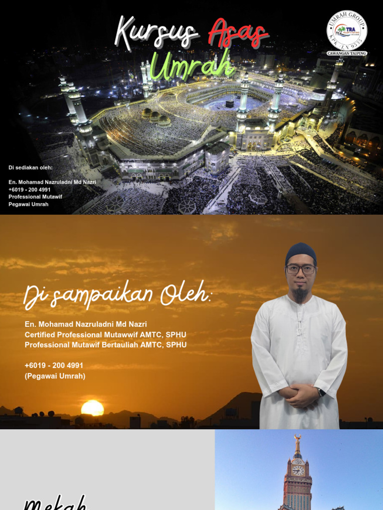 Slide Kursus Umrah Nazrul | PDF
