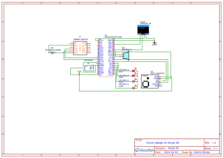 Schematic - ESP 32 38 Pin - 2024 04 30 | PDF