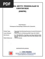 CONTOH RMK. (Rencana Mutu Konstruksi) | PDF | Bisnis | Komputer