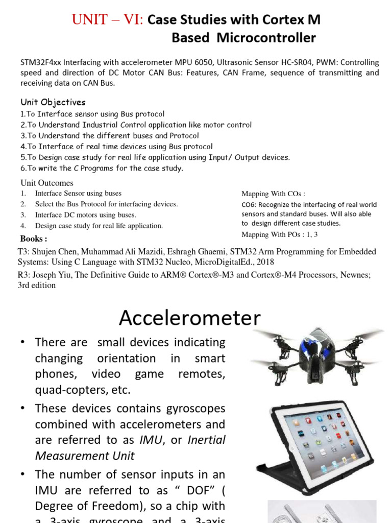 Unit 6 | PDF | Accelerometer | Microcontroller