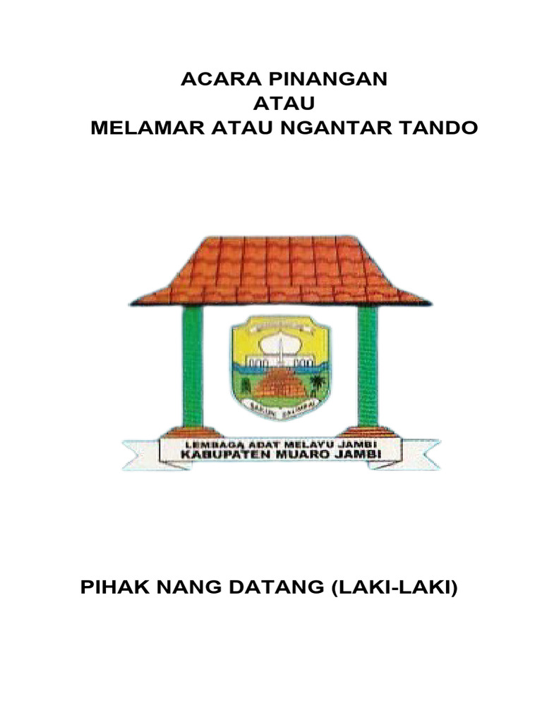 Acara Pinangan Tradisional Melayu | PDF | Memasak, Makanan, & Anggur ...