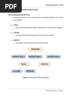 Flowchart For Instruction Cycle | PDF