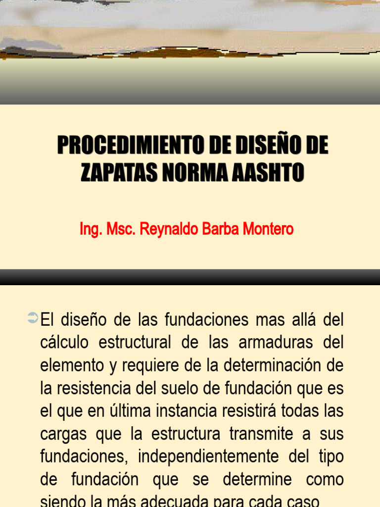 Diseño de Zapatas según Norma AASHTO | PDF | Deformación (ingeniería ...