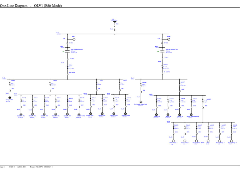 WINNING DESIGN FULL ETAP DIAGRAM | PDF