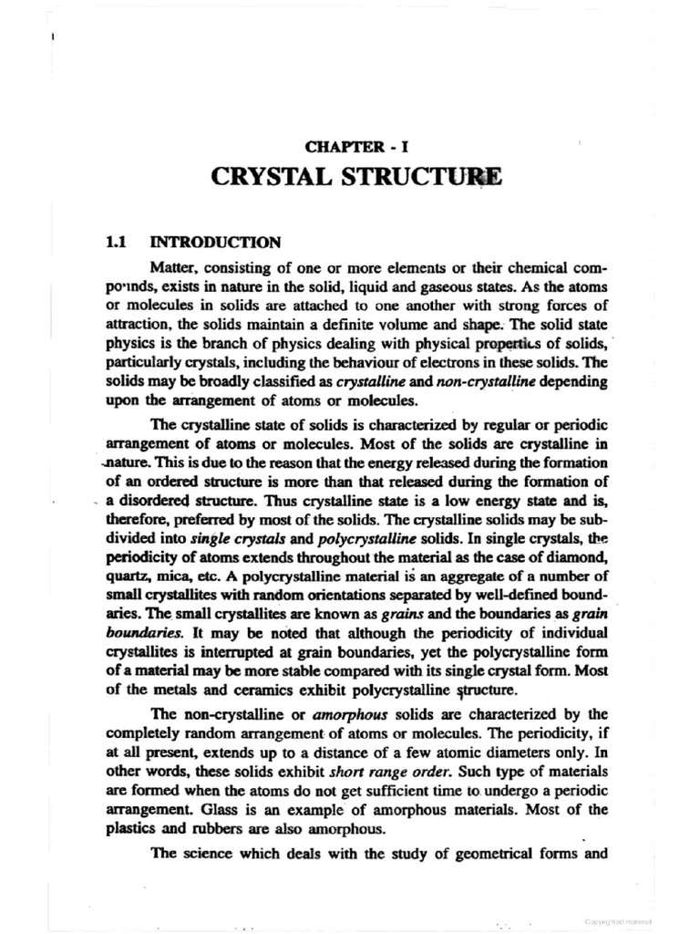 Theory Crystallography | PDF | Crystal Structure | Phases Of Matter