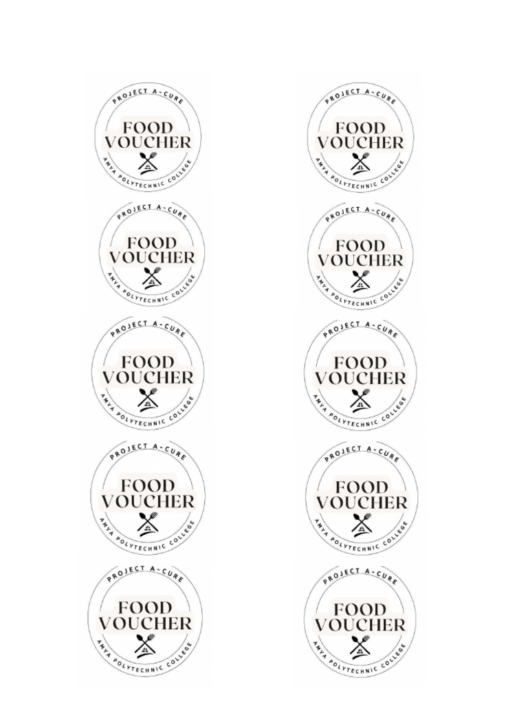 Food Voucher | PDF
