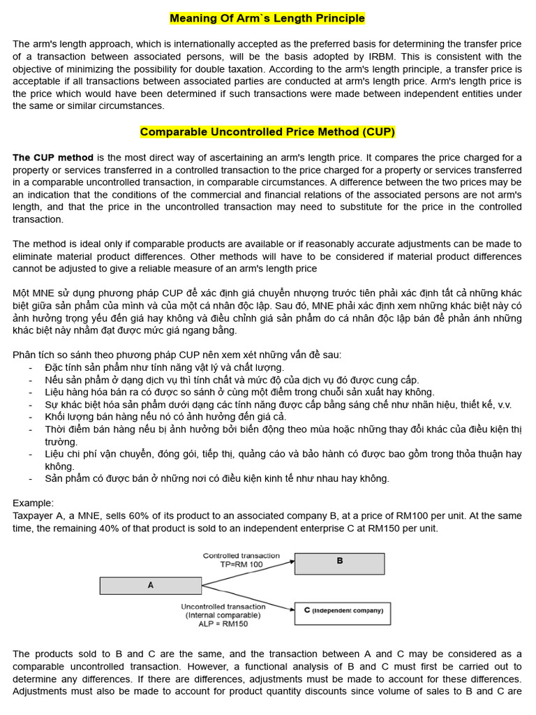Transfer Pricing | PDF | Prices | Gross Margin
