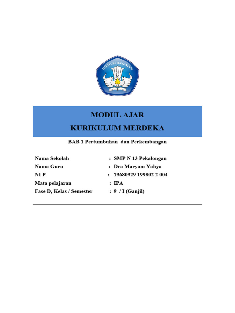 Modul Ipa KLS 9-1 | PDF