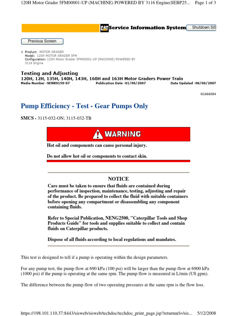 Pump Efficiency - Test | PDF | Pump | Engines