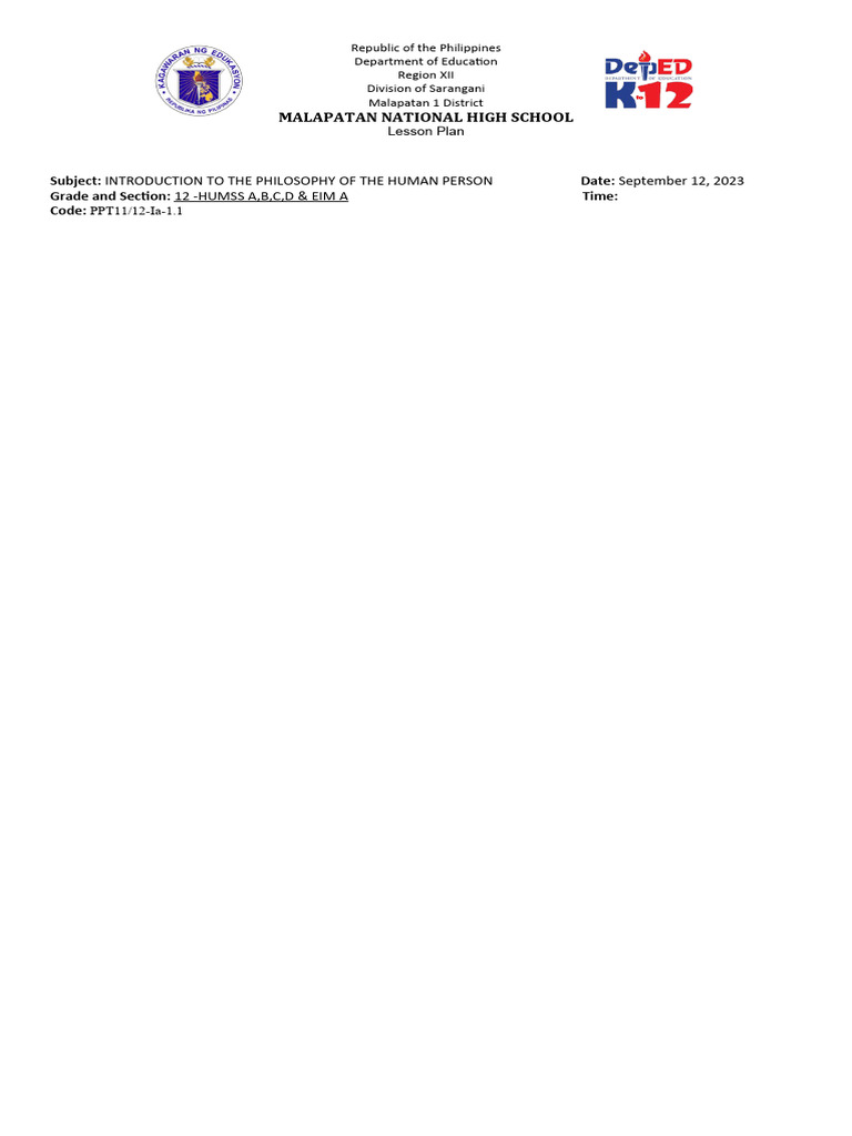 Philo LP 6 | PDF | Truth | Learning