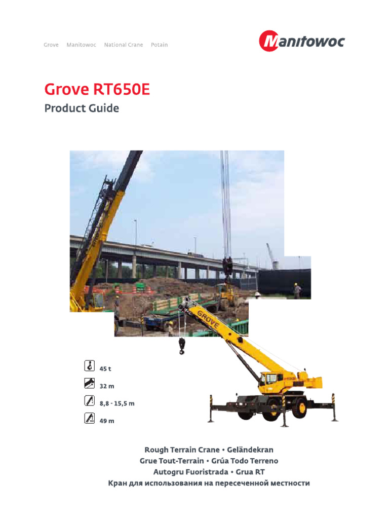 Grove RT650E 45 T 12 | PDF