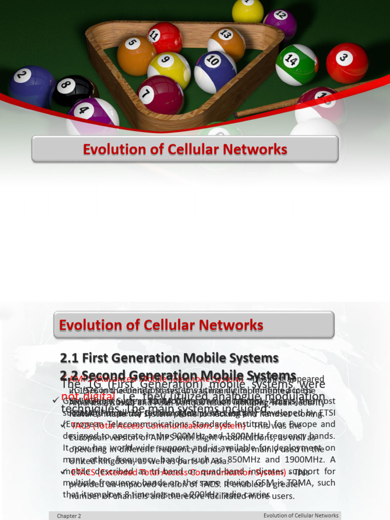 Evolution of Cellular Network | PDF | General Packet Radio Service ...
