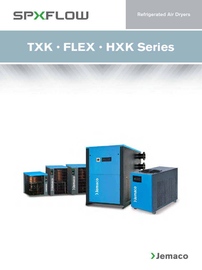 JM Dryers Refrigerated Air TXK FLEX HXK C510E BRO US | PDF | Heat Exchanger | Clothes Dryer