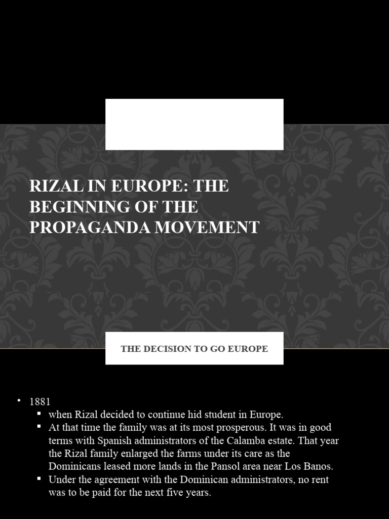 Lecture 5 Rizal and The Propaganda Movement | PDF | Freemasonry ...