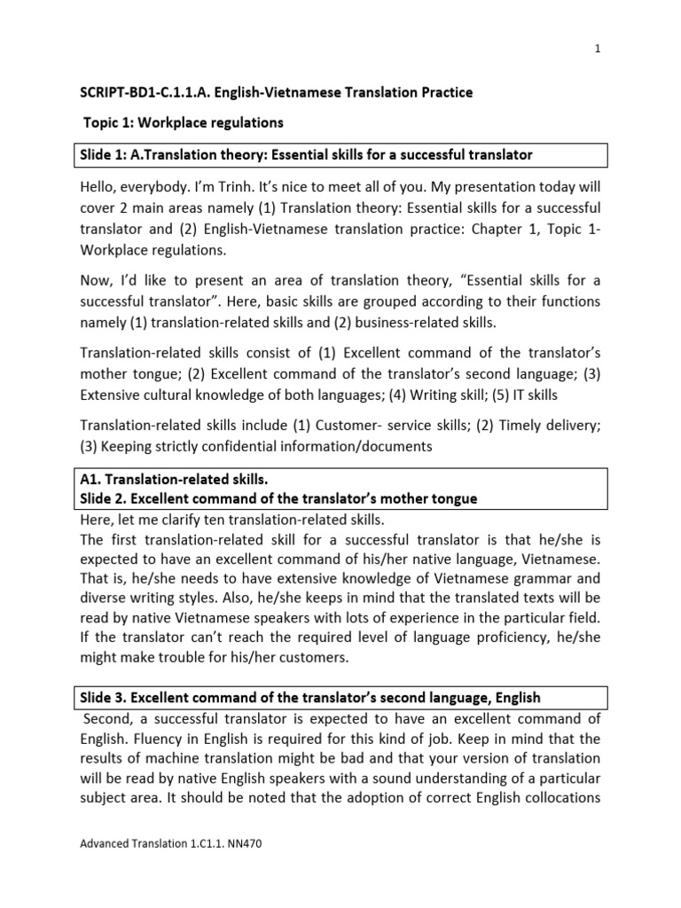 1 1 | PDF | Occupational Safety And Health | Linguistics