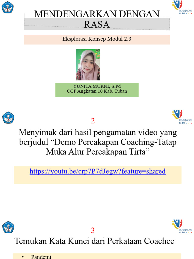 Eksplorasi Konsep Mendengarkan Dengan Rasa | PDF