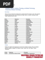Cardiovascular Terminology Breakdown | PDF