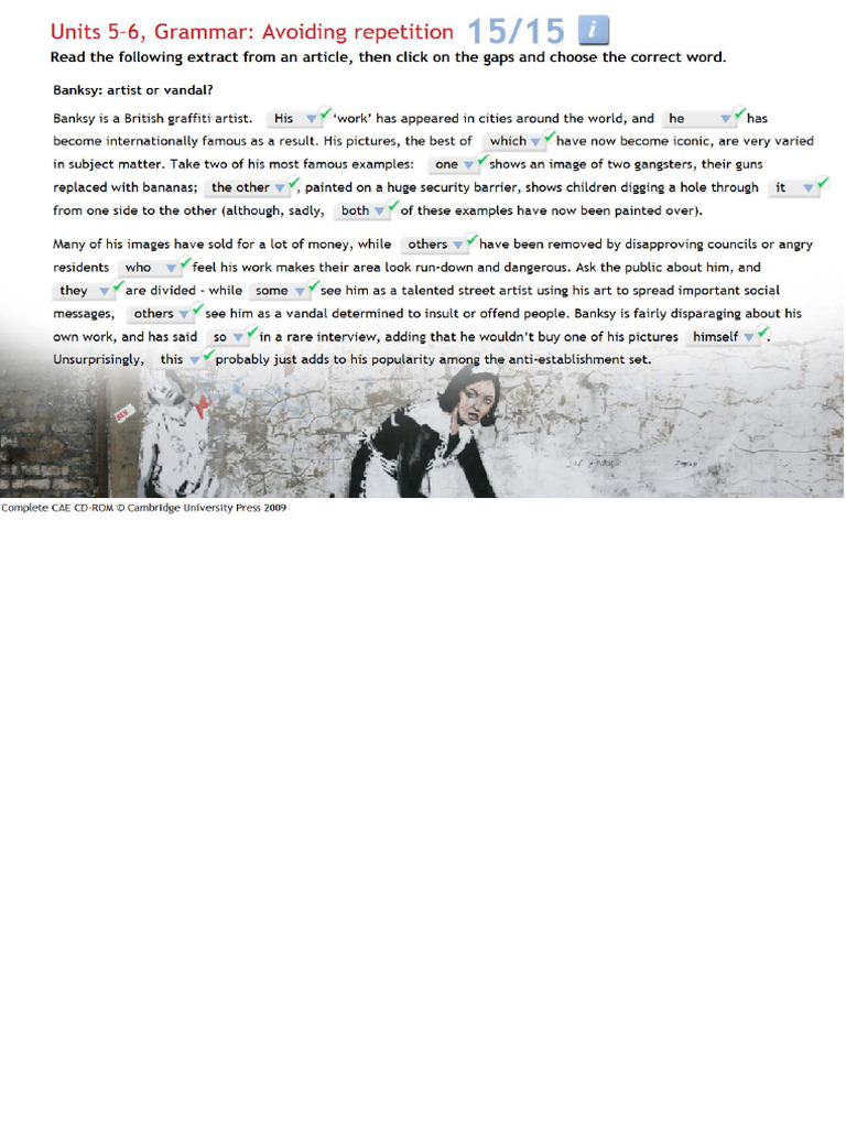 Avoiding Repetition | PDF